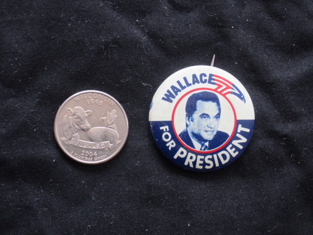 1968 George Wallace Independent Election Button – Bill’s Political Shoppe