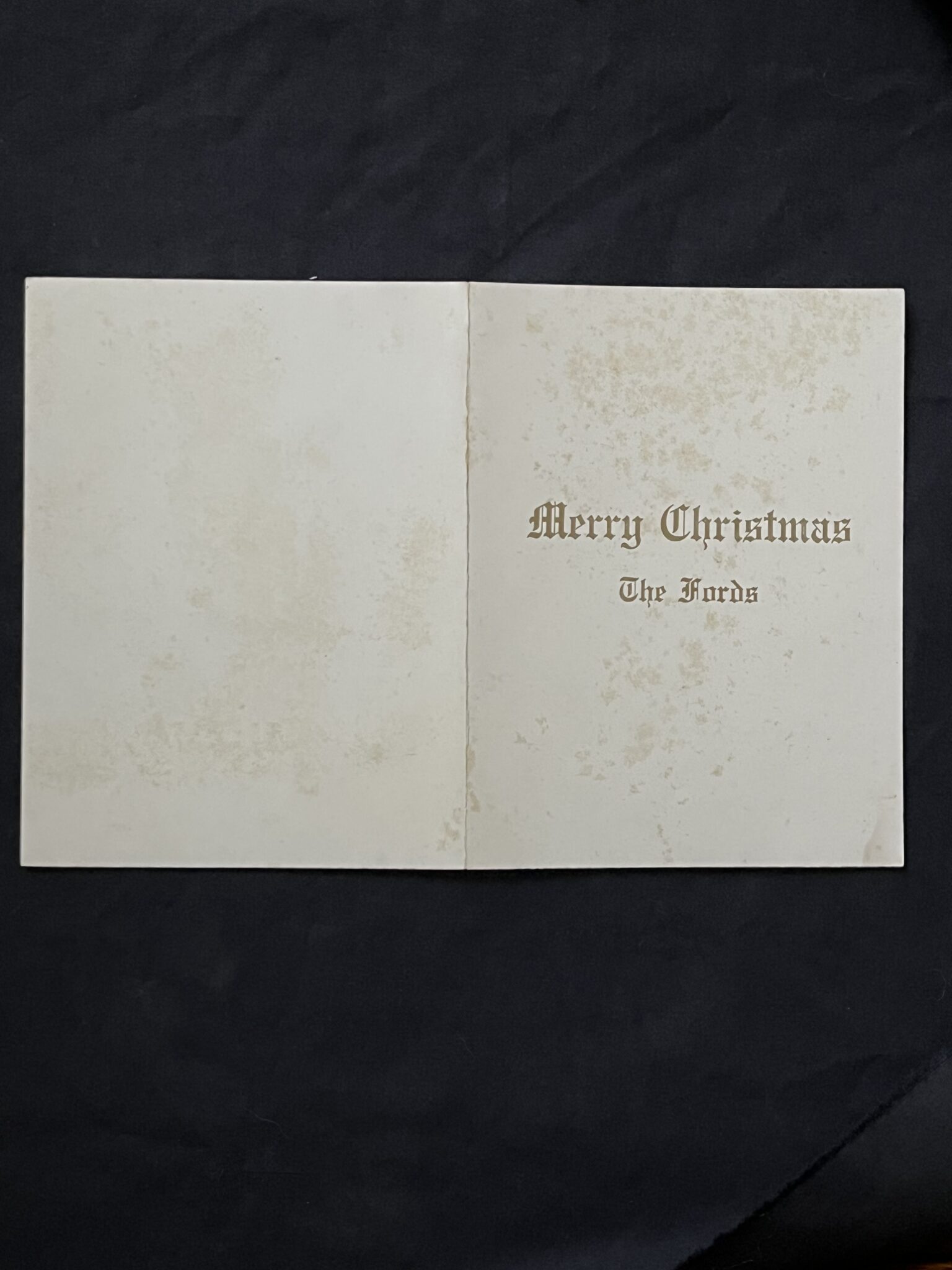 Congressman Gerald Ford Christmas Card – Bill’s Political Shoppe